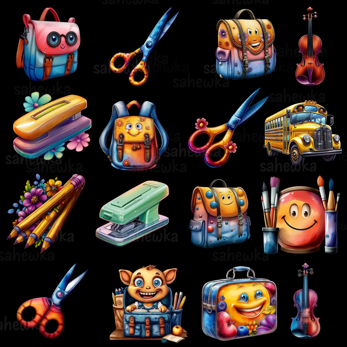 100 PNG Back to School Clipart, School Supplies, School Clipart ...