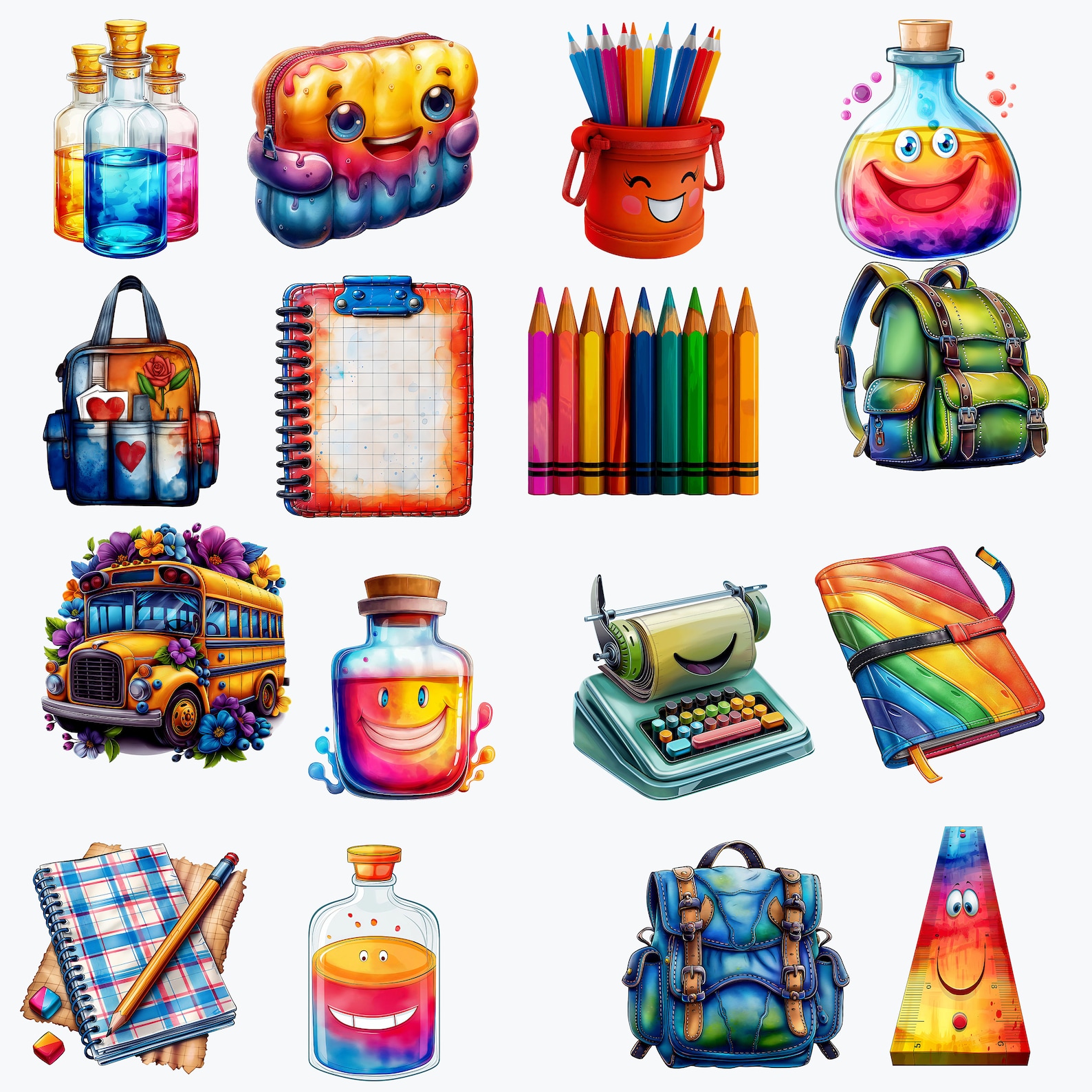 100 PNG Back to School Clipart, School Supplies, School Clipart ...