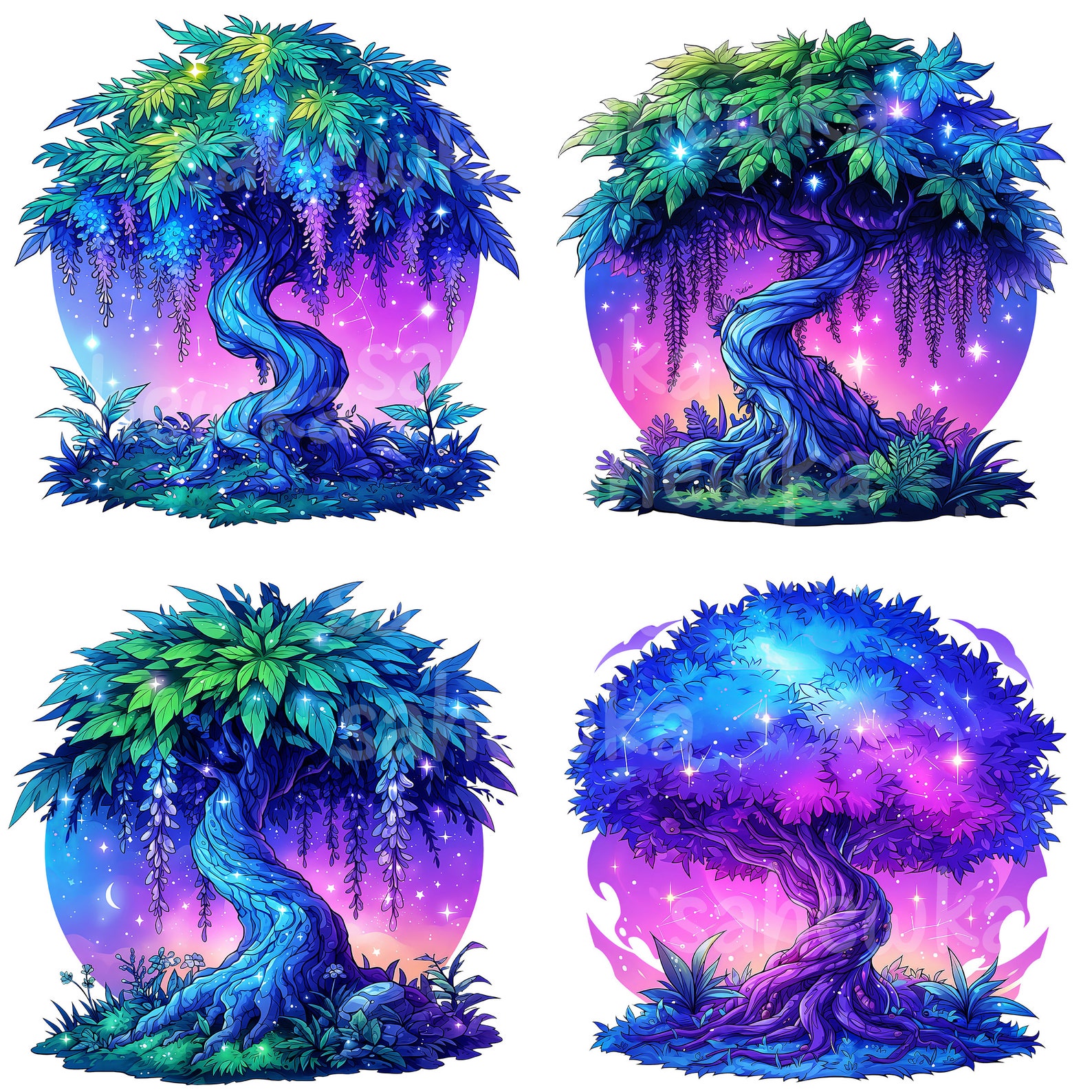 23 PNG Magic Tree Clipart, Fantasy Art, Fairytale Forest, Enchanted ...