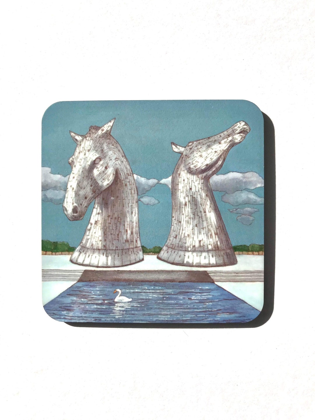 Kelpies Coaster, Falkirk Coaster, the Kelpies, Coaster, Scotland ...
