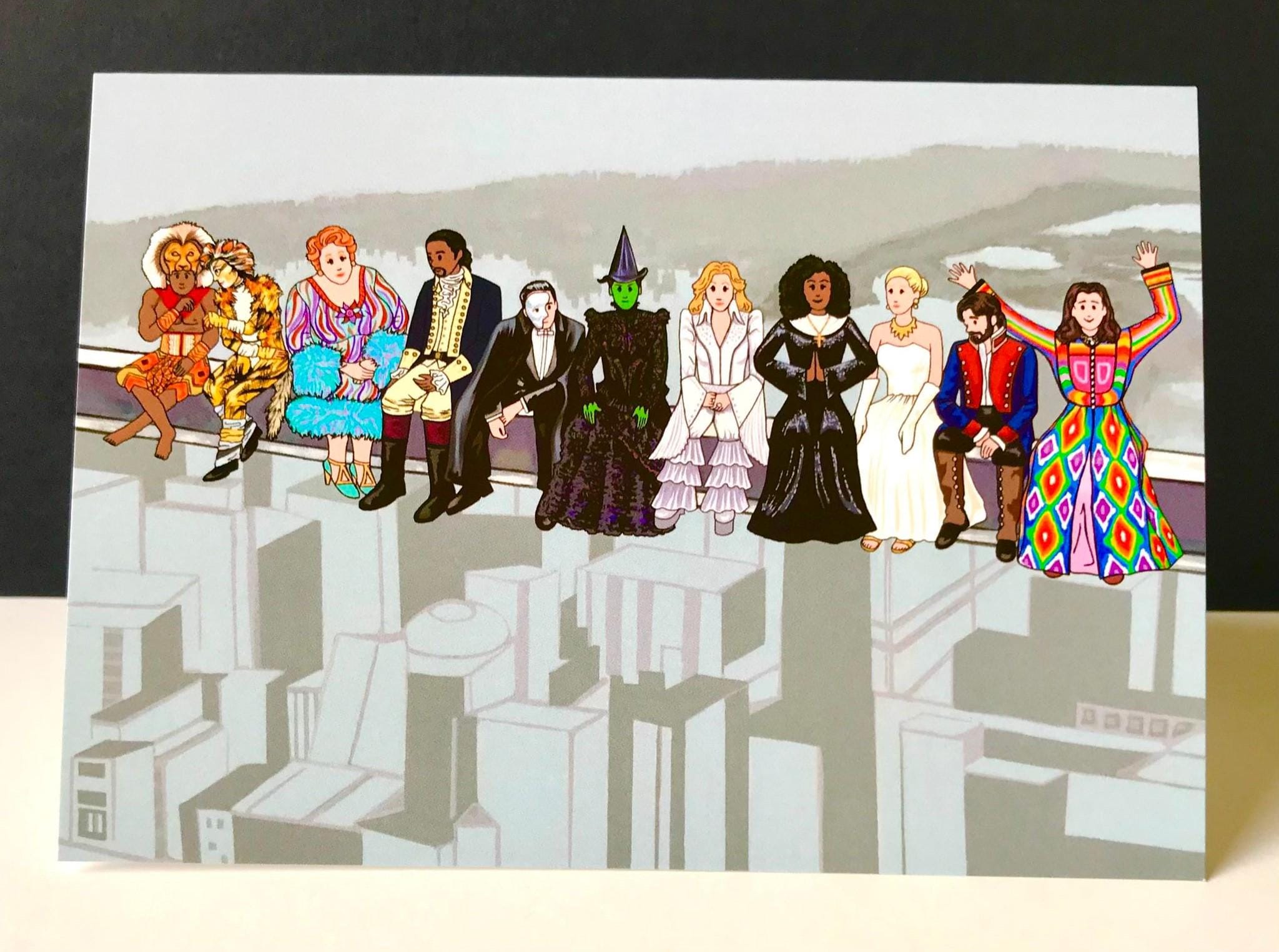 Musicals Greeting Card, Theatre, West End Show, Musical Theatre, Music ...