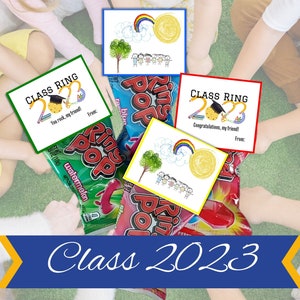 Prek/kindergarten Class Ring Pop Treat Topper DIY Printable - Etsy