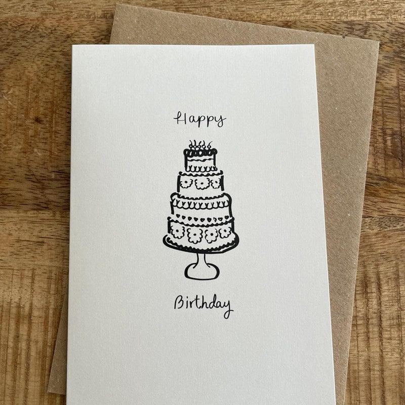 Hand Drawn Cards - Etsy