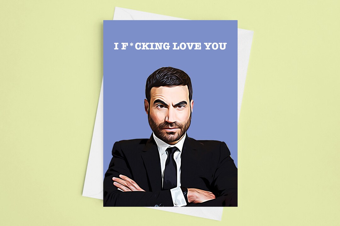 Ted Lasso Roy Kent Meme Card Funny Card Valentines Card Etsy Uk