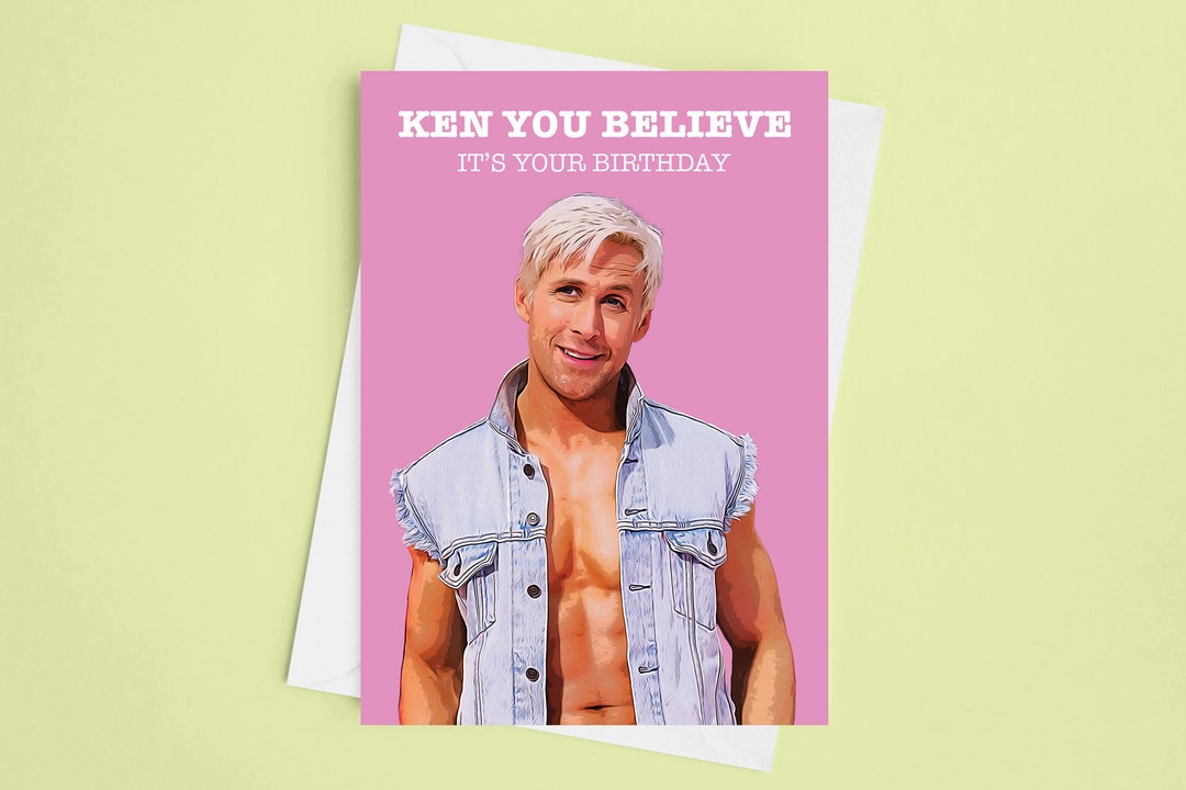 Ken Birthday Card Meme Card Funny Card Hi Barbie Barbie - Etsy UK