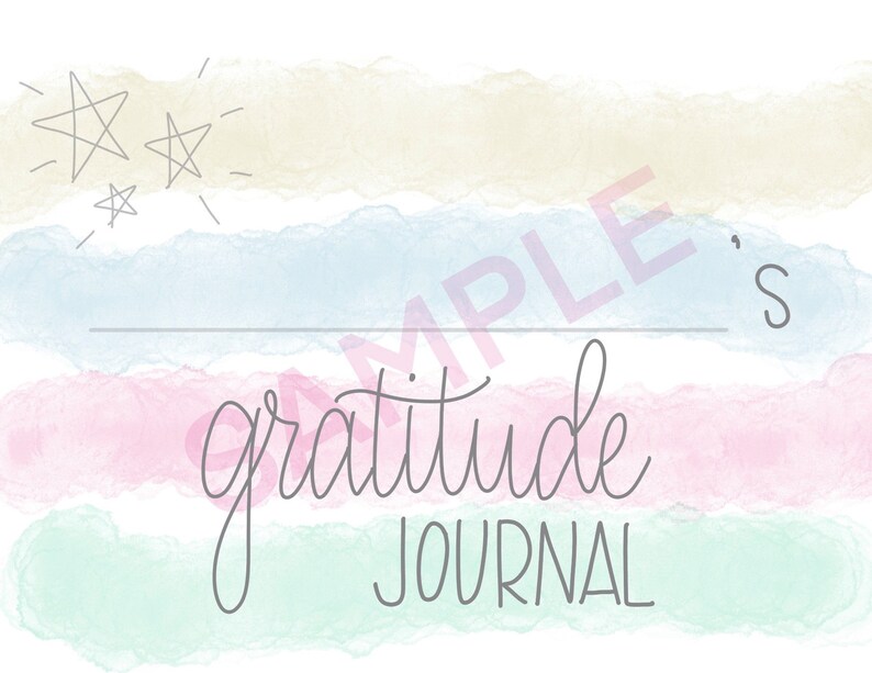 Printable Mini Gratitude Journal - Etsy