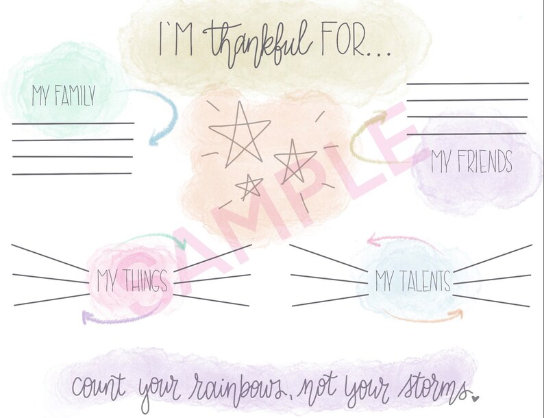 Printable Mini Gratitude Journal - Etsy