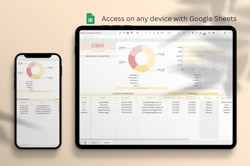 Real Estate CRM | Client Management | Client List | Small Business ...