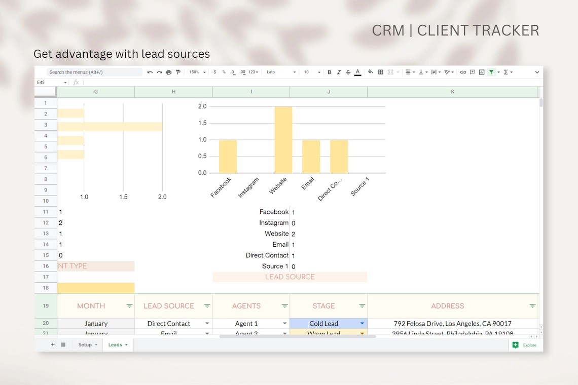 Real Estate CRM | Client Management | Client List | Small Business ...