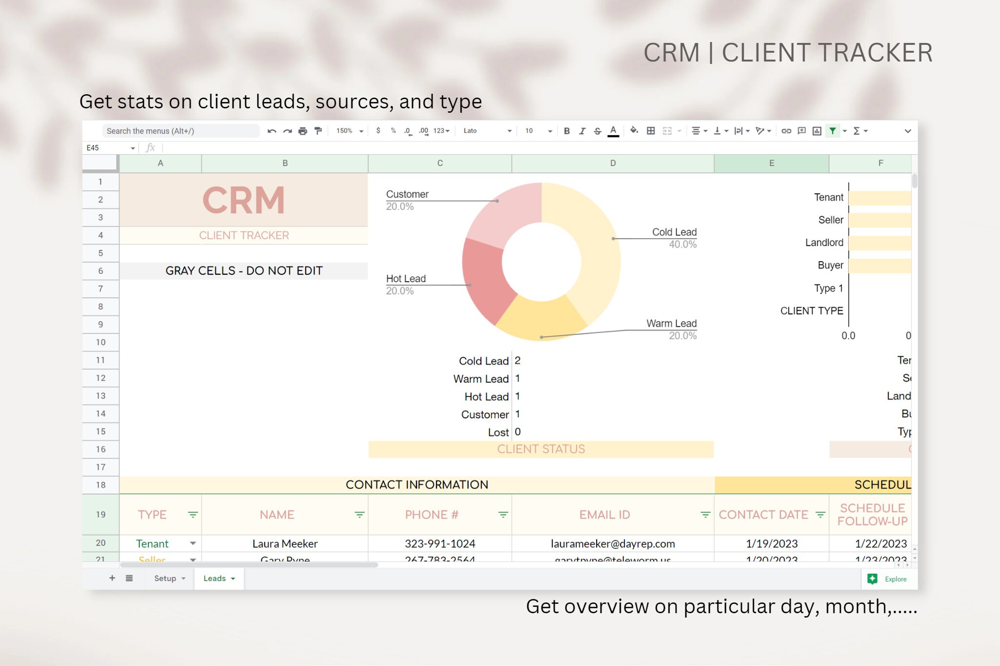 Real Estate CRM | Client Management | Client List | Small Business ...