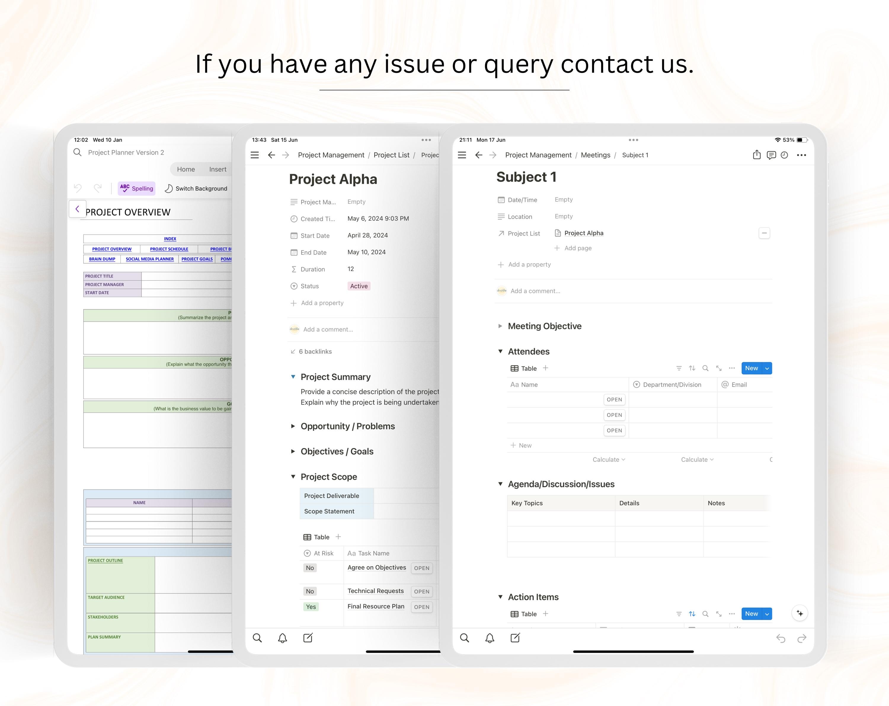 Project Management Bundle, Gantt Chart, Project Milestone, SMART Goals ...