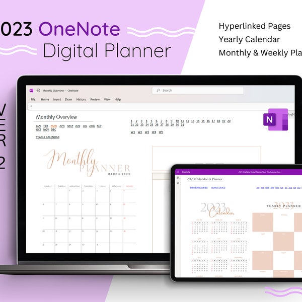 Onenote Template - Etsy