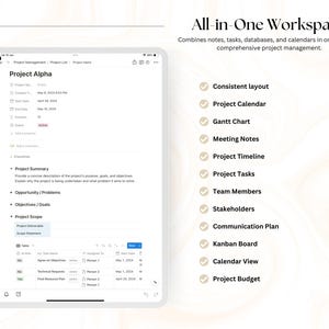 Project Management Bundle, Gantt Chart, Project Milestone, SMART Goals ...