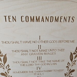 Ten Commandments 10 Commandments, Bible, Christian, God Laws, - Etsy