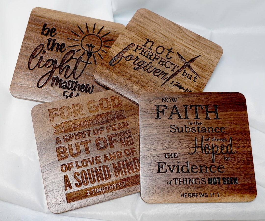 Christian Coasters Bible Verses, Verses, Jesus, Bible, Wood Coasters ...