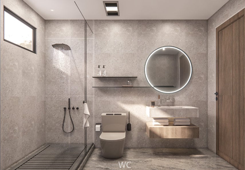 3D Bathroom Design Online Architecture Service Professional Bathroom ...