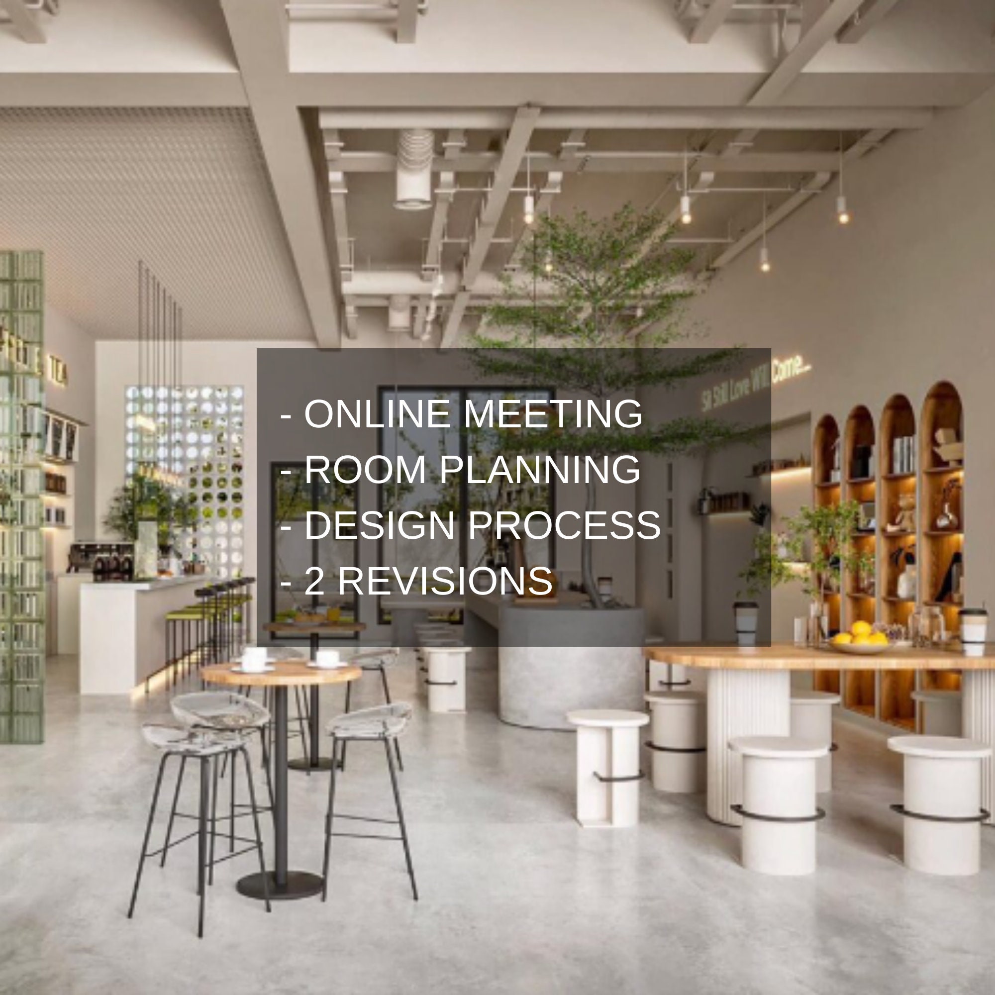 3D Coffee Design, Architectural Rendering, Customize Interior Design ...