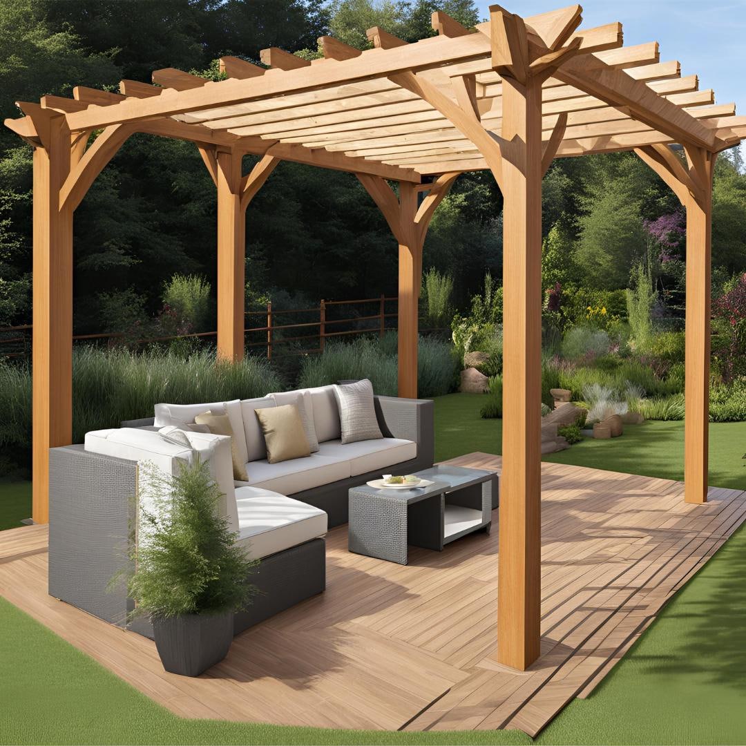 DIY Wooden Pergola Guide - Step-by-step Written Instructions - Pergola ...