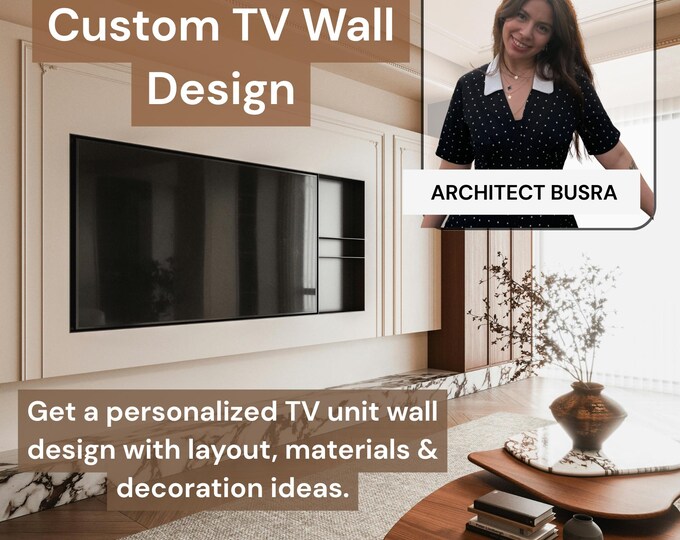 Custom 3D TV & Wall Unit Designs – Creative Wooden Console Ideas for ...