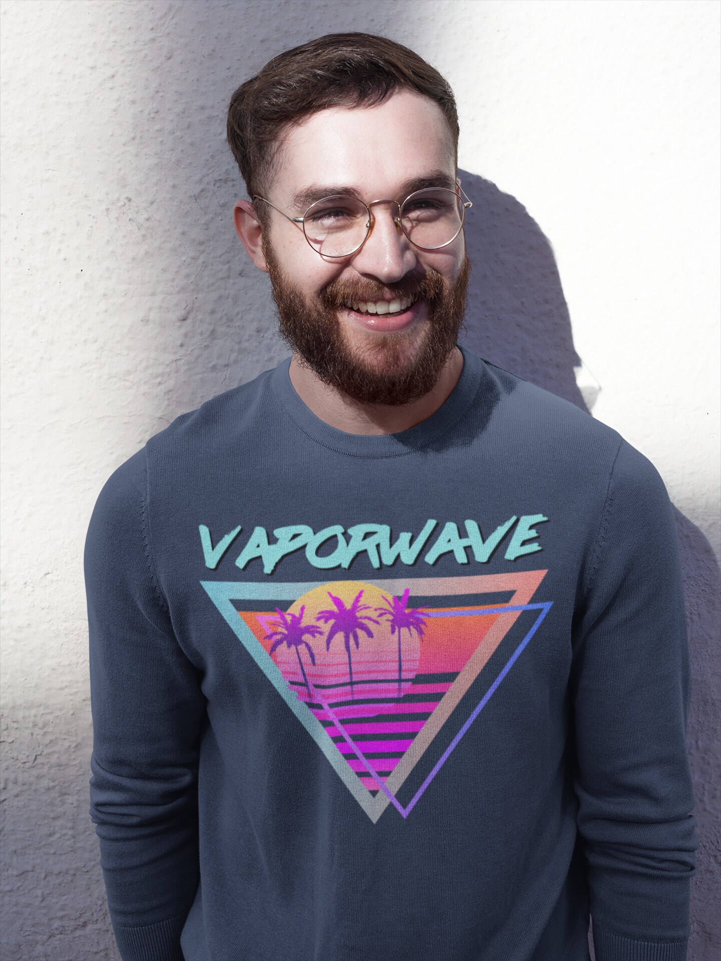 Vaporwave Sweatshirt, Retrowave, Synthwave, Cyberpunk, 80s Nostalgia ...