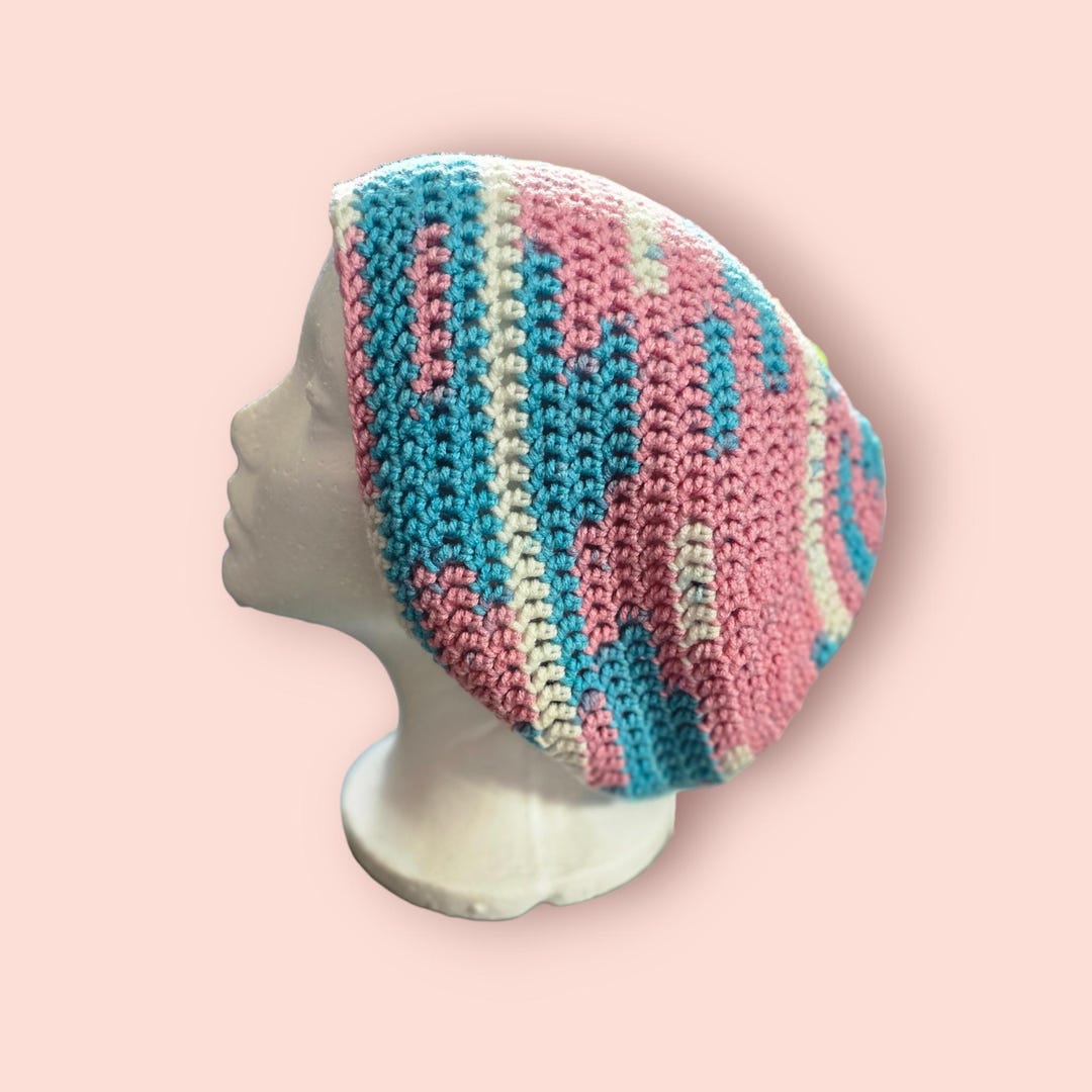 Transgender LGBTQ Pride Crochet Slouchy/cuffed Beanie - Etsy