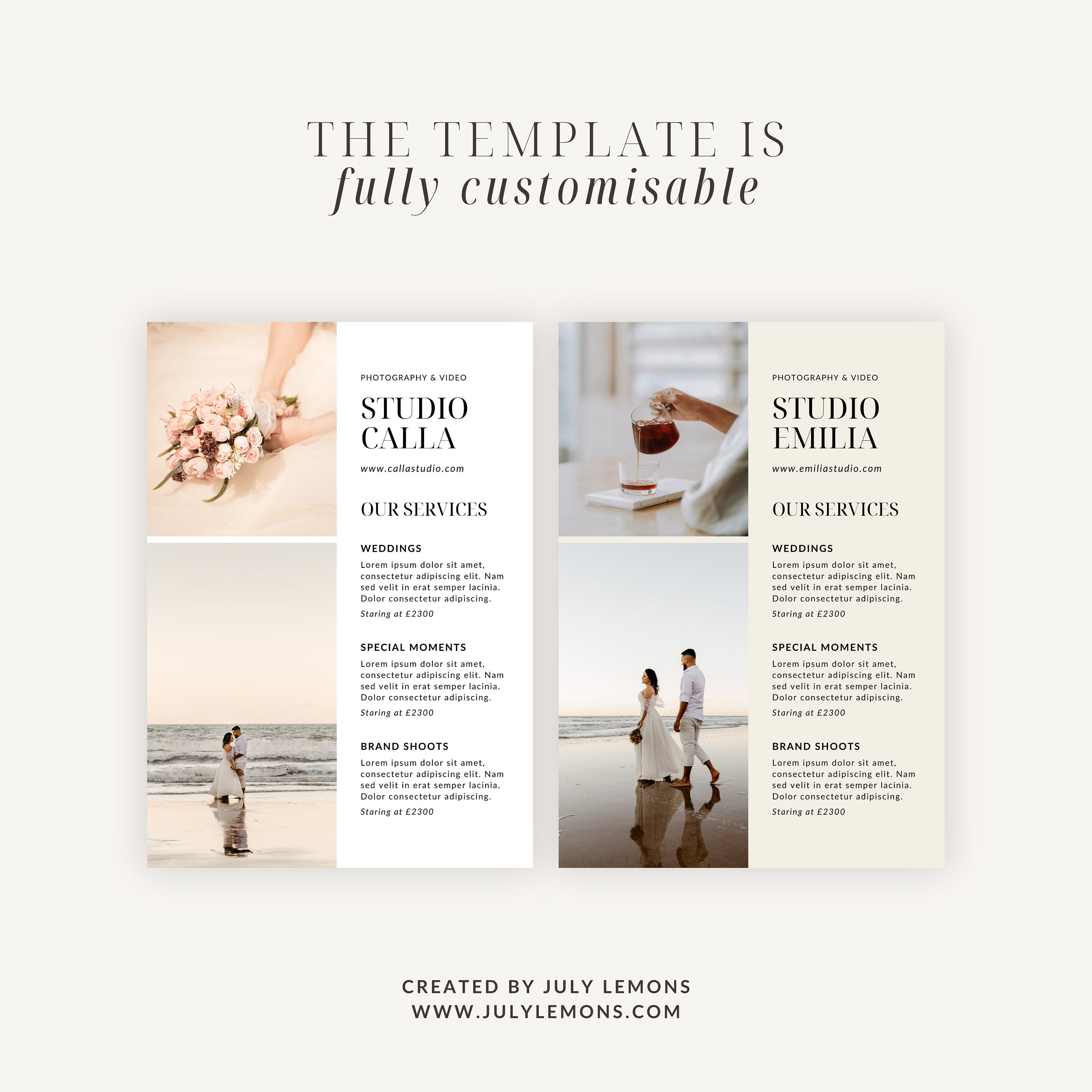 Flyer Template I Flyer Design I Neutral Beige Pearl Canva Flyer I ...