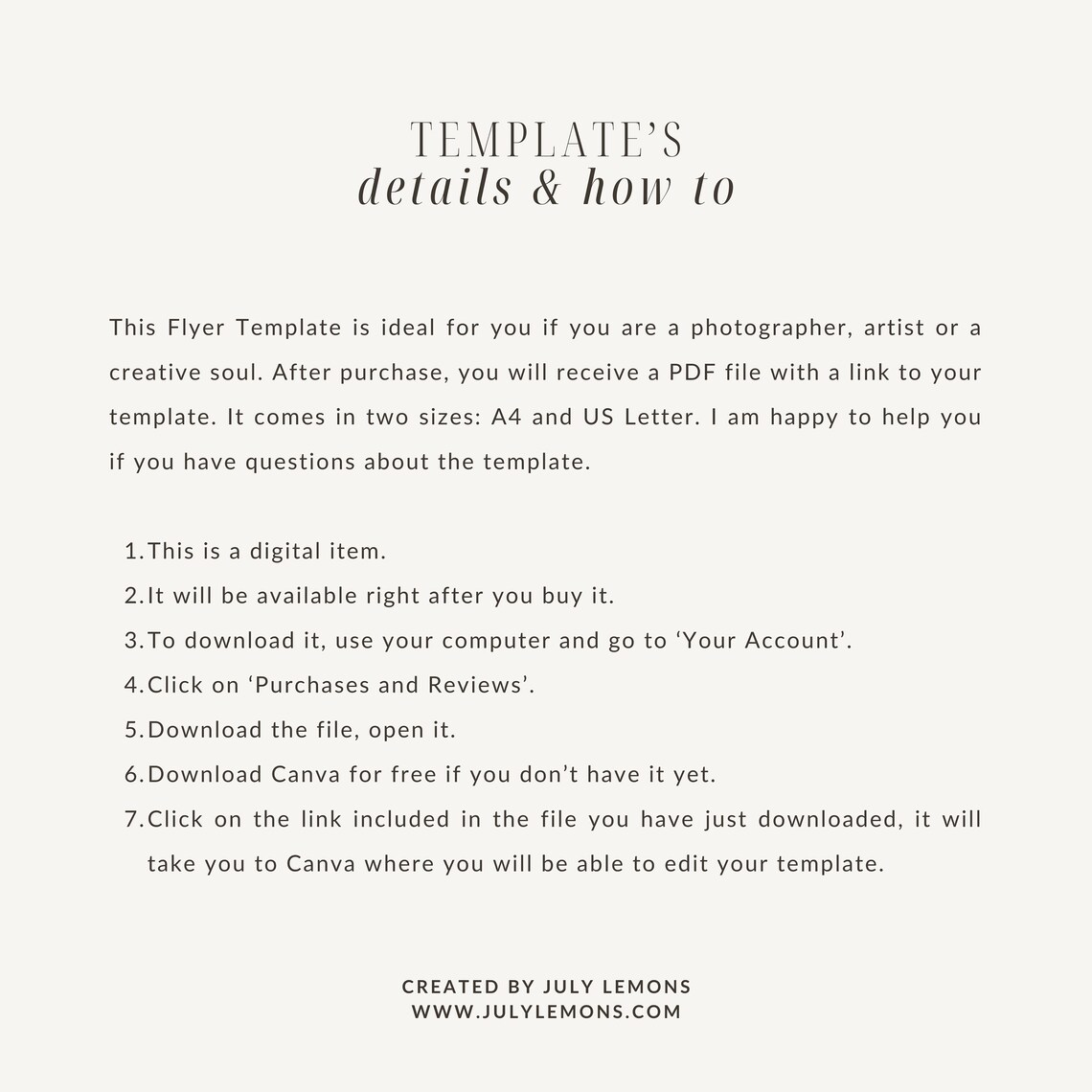 Flyer Design I Flyer Template I Neutral Beige Pink Canva Flyer I ...