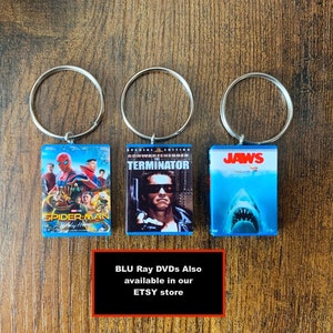 Miniature VHS Movie Keyring | ANY Movie You Like | Novelty 80s Film ...