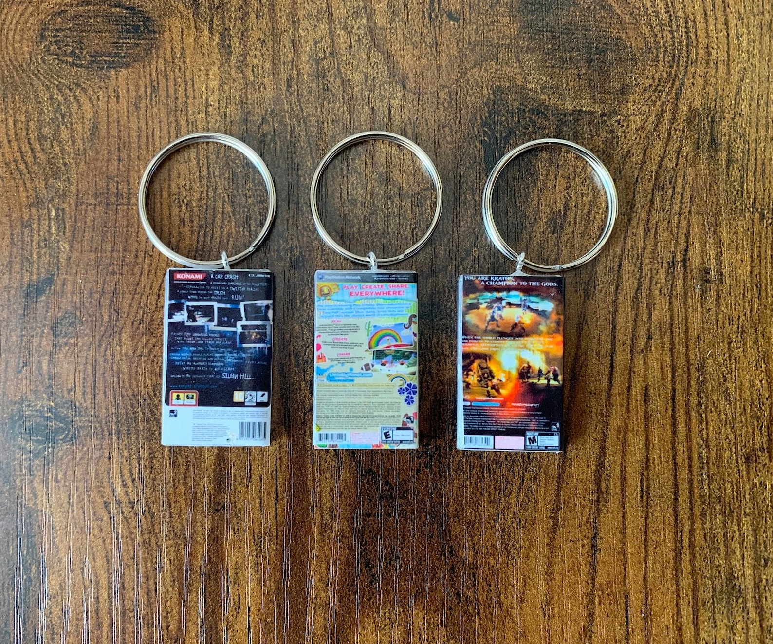 Custom Made Miniature Game and Film Keyrings ANY Game or - Etsy