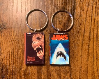 Miniature VHS Movie Keyring | ANY Movie You Like | Novelty 80s Film ...