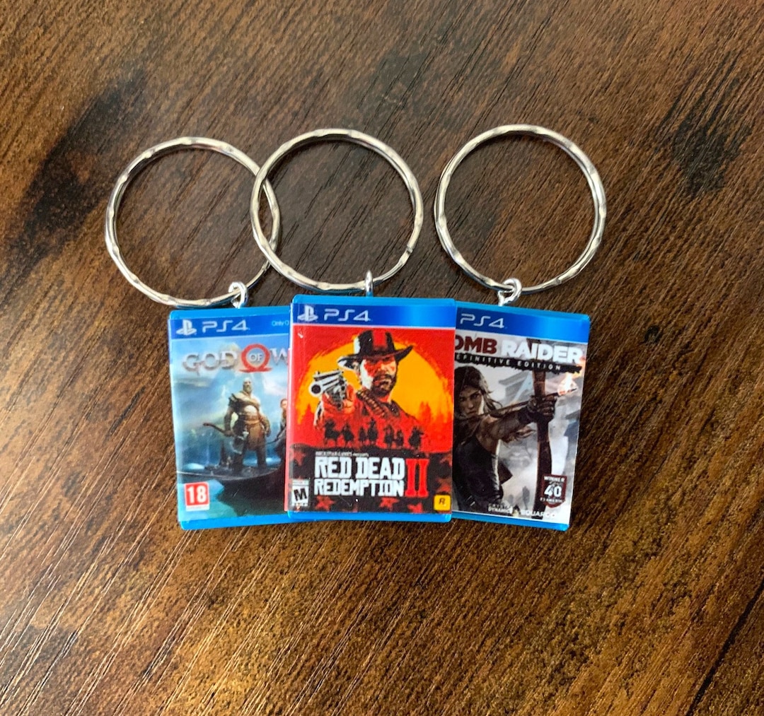 Miniature PS4 Game Keyring | ANY Game You Like | Retro Gamers Keyrings ...