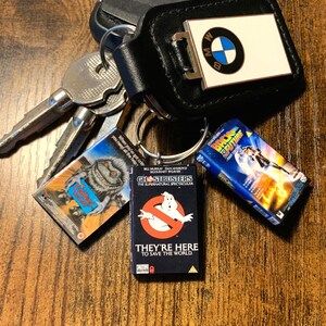 Miniature VHS Movie Keyring | ANY Movie You Like | Novelty 80s Action ...