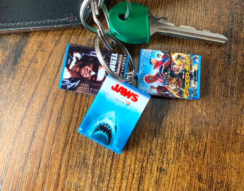 Miniature Blu Ray DVD Movie Keyring | ANY Movie You Like | Novelty Gift ...