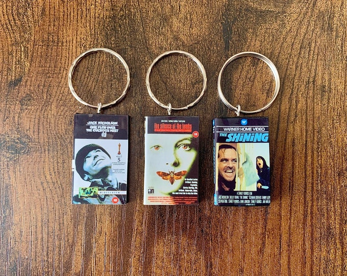 Miniature VHS Movie Keyring | ANY Movie You Like | Novelty 80s Film ...