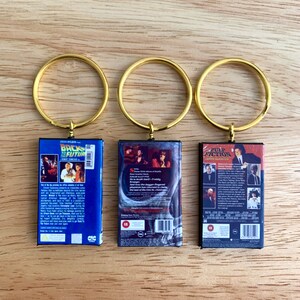 Miniature VHS Movie Keyring | ANY Movie You Like | Novelty 80s Film ...