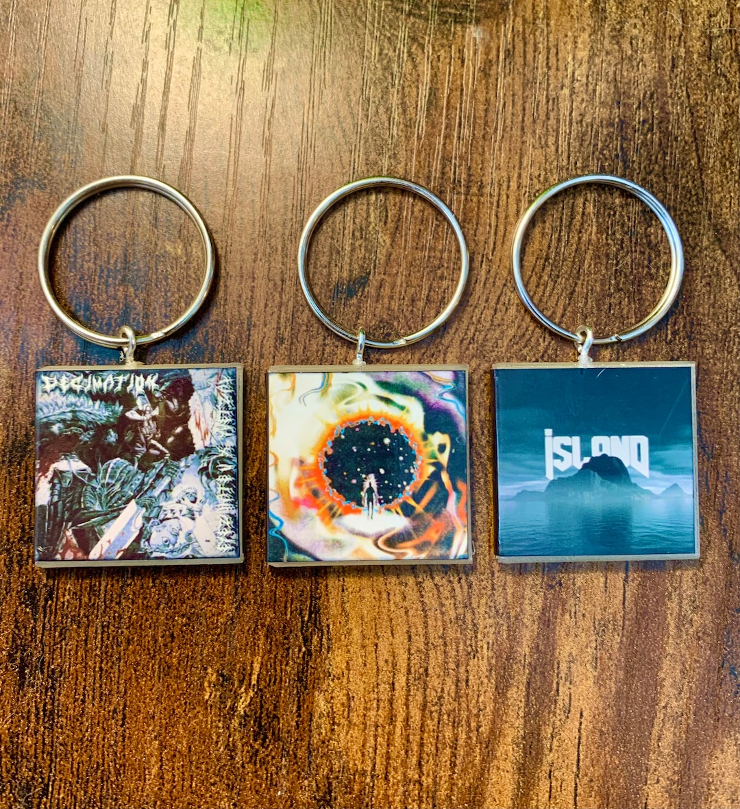 Miniature Album Cover Keyring | ANY Album You Like | Novelty Record ...