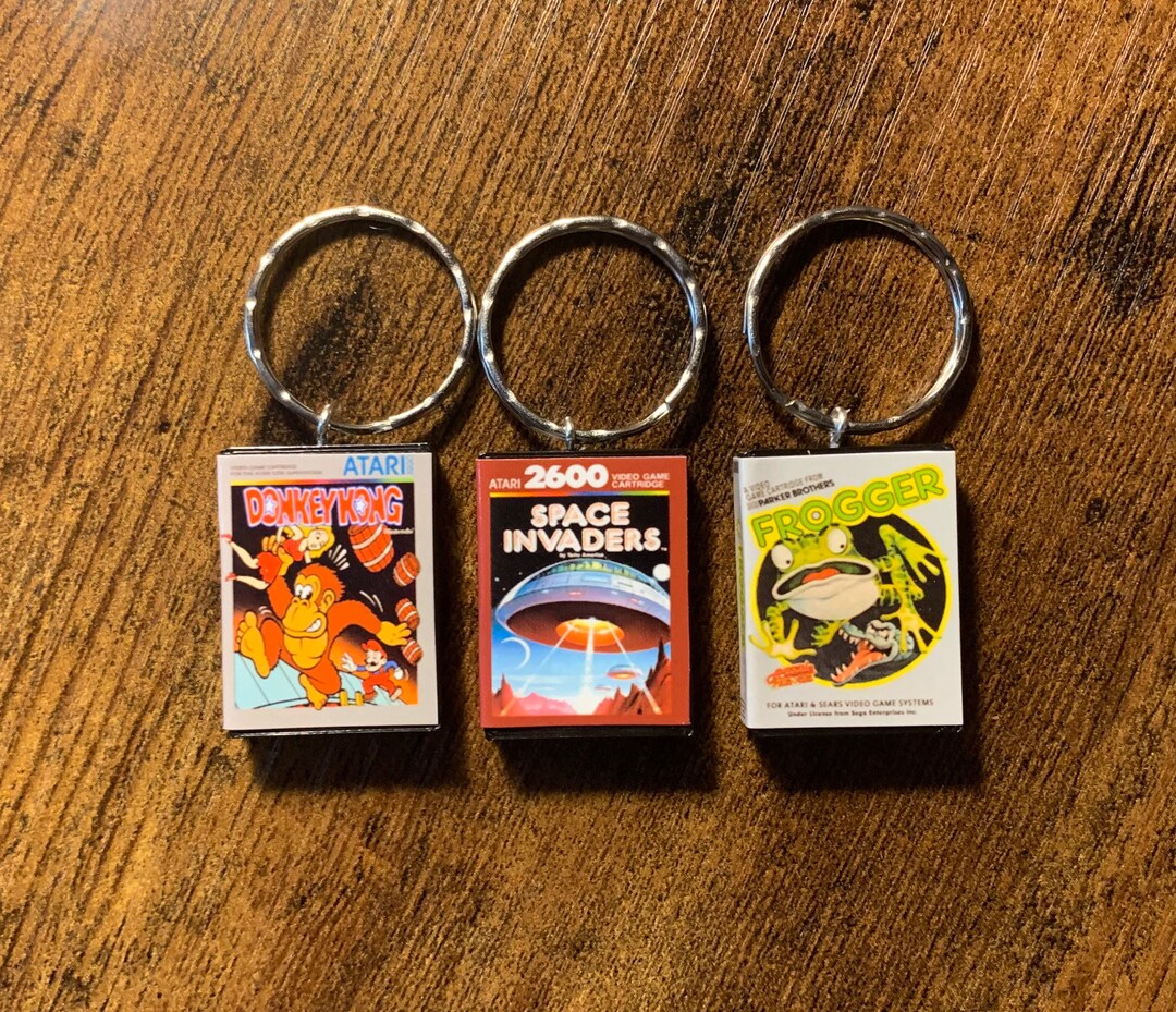 Miniature Atari Retro Game Keyring | ANY Game You Like | Retro Gamers ...