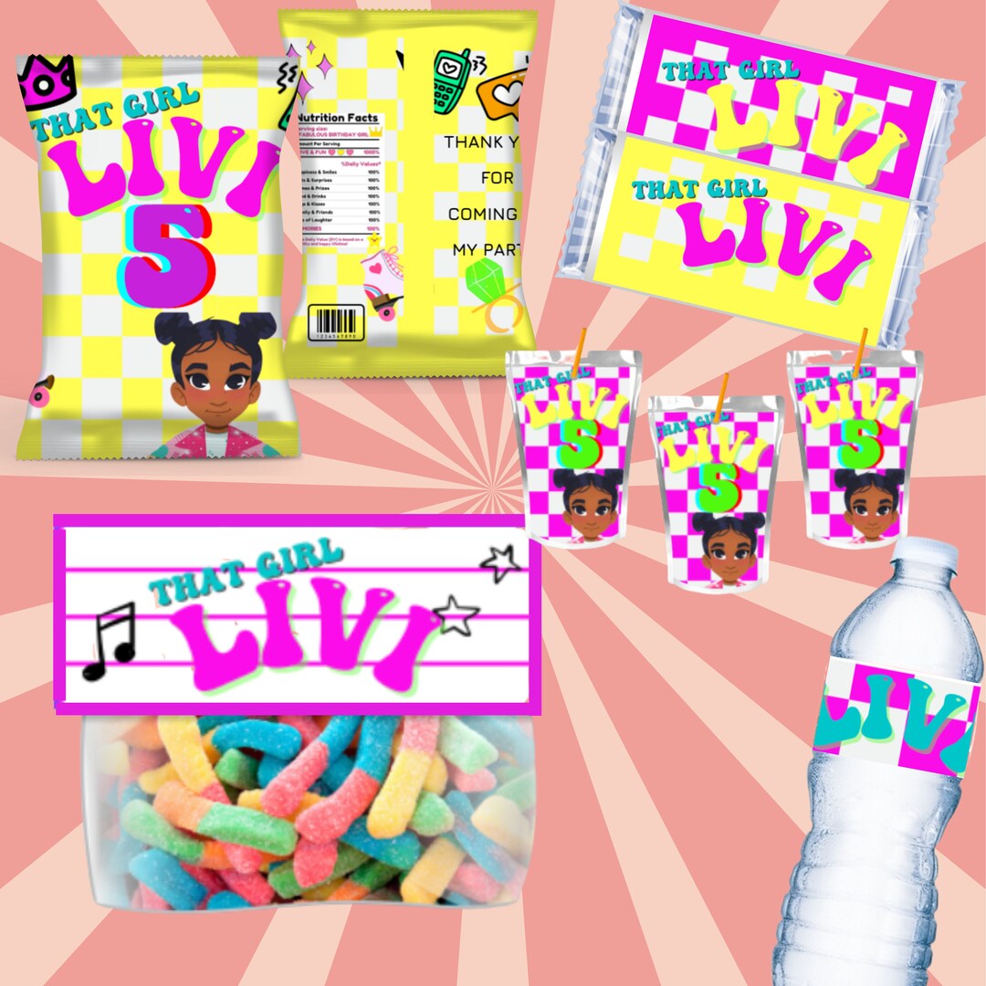 Retro That Girl Lay Lay Birthday Party Package Birthday - Etsy UK