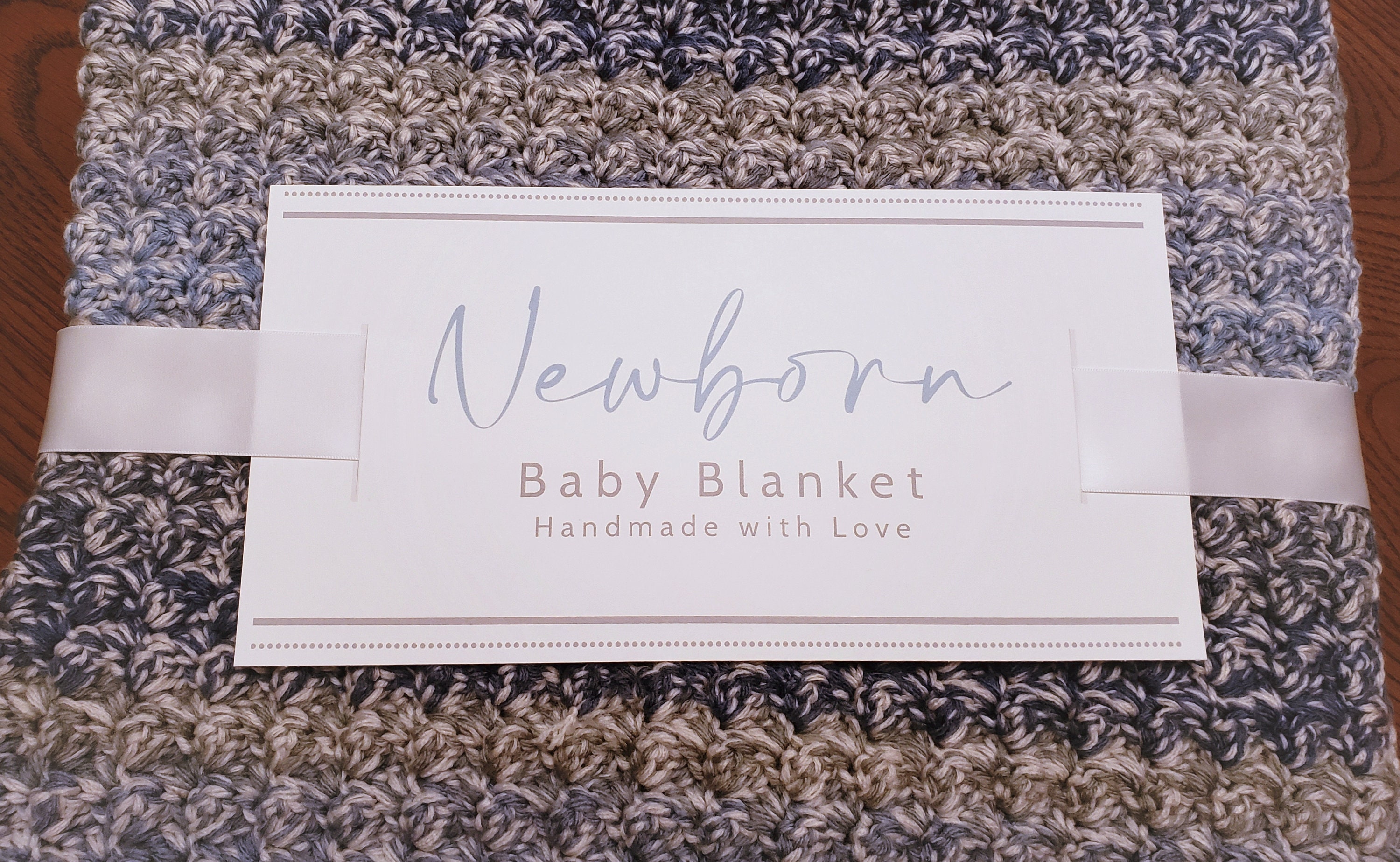 Newborn Baby Blanket Label - Printable - Digital Download - Crochet ...