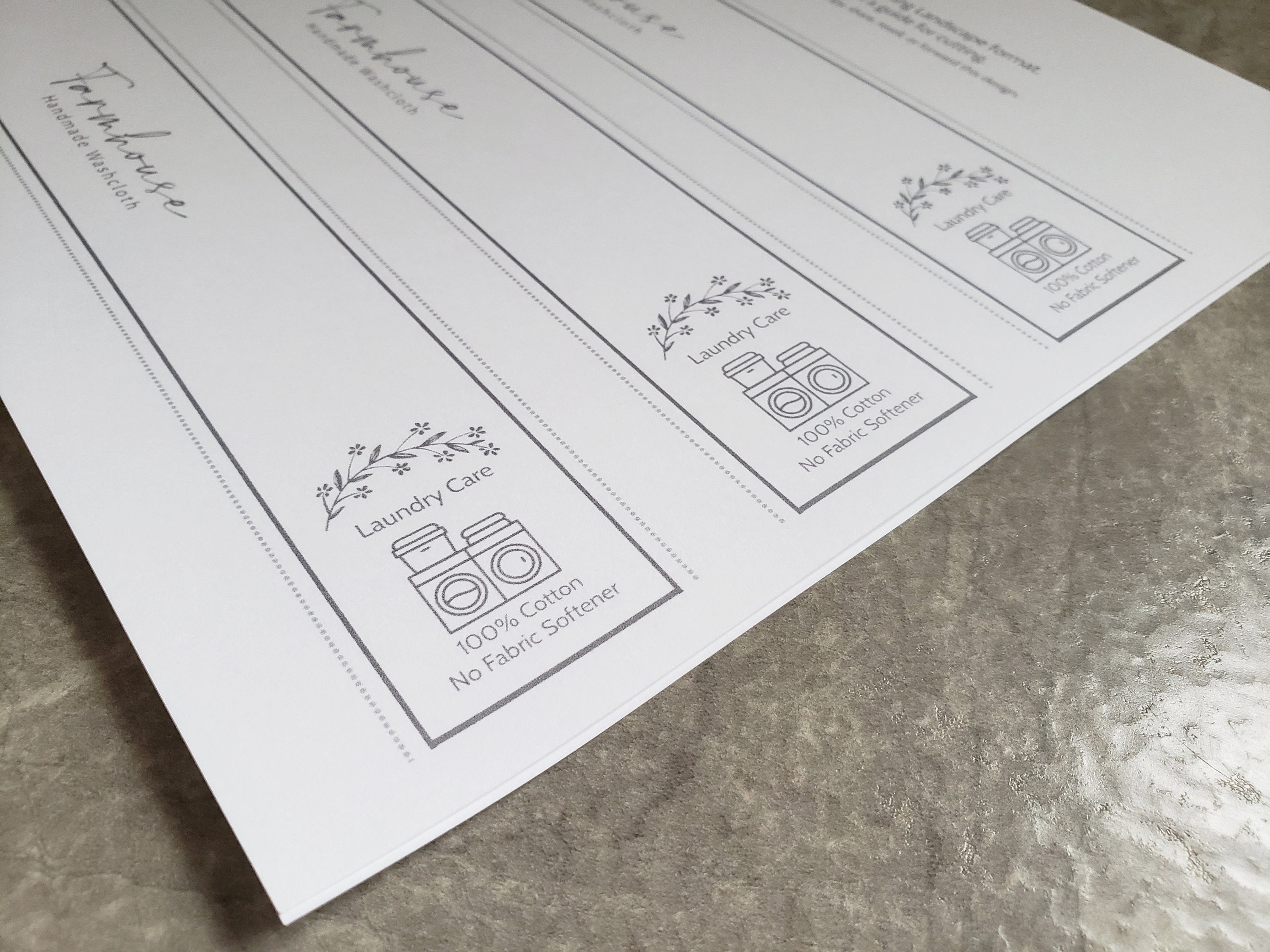 Farmhouse Cleaning Cloth Labels - Printable - Digital Download - Etsy