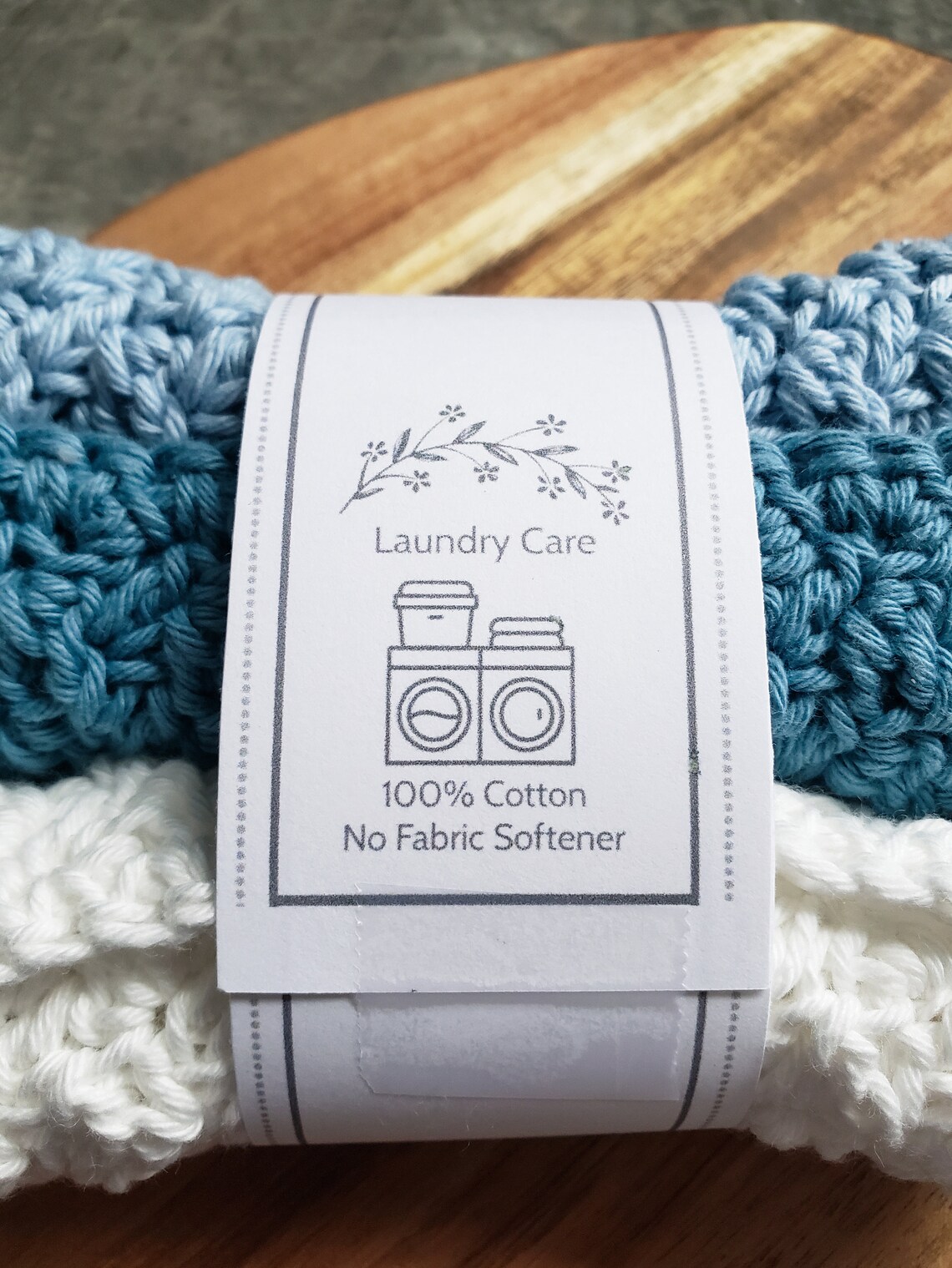 Farmhouse Washcloth Labels - Printable - Digital Download - Crochet ...