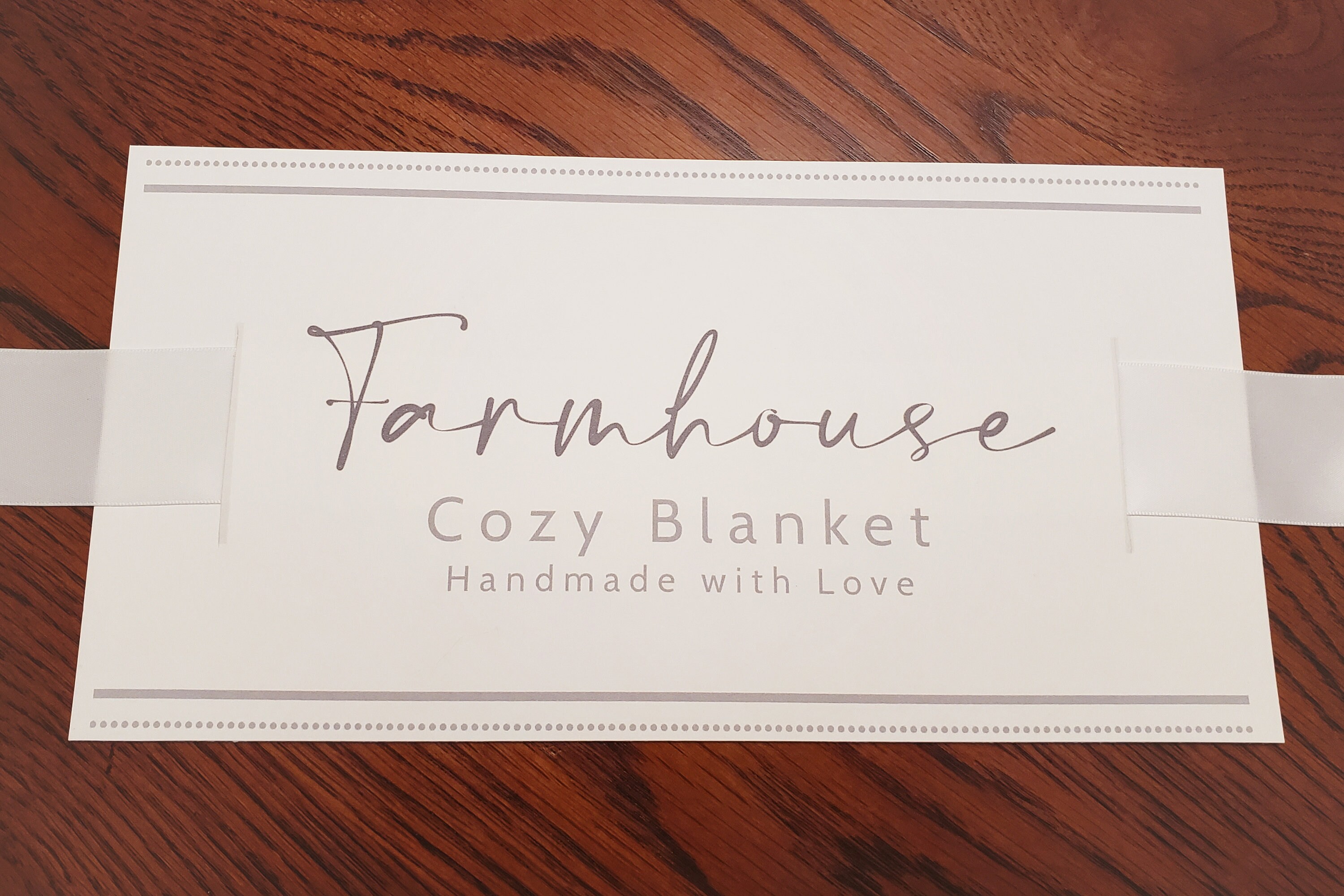 Farmhouse Cozy Blanket Label - Printable - Digital Download - Crochet ...