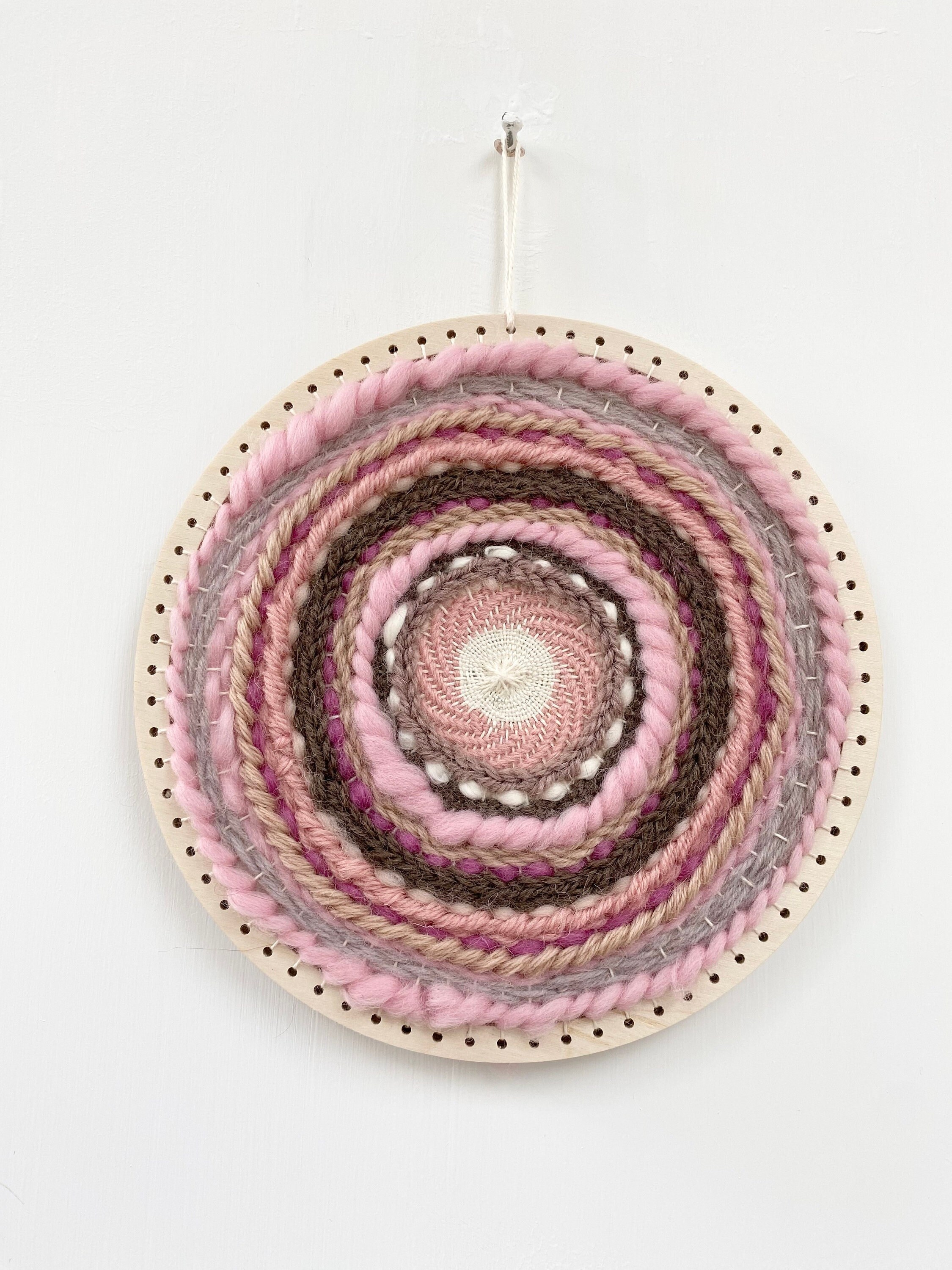 Circular Weaving Kit Weave a Wall Hanging Decoration. Kit - Etsy