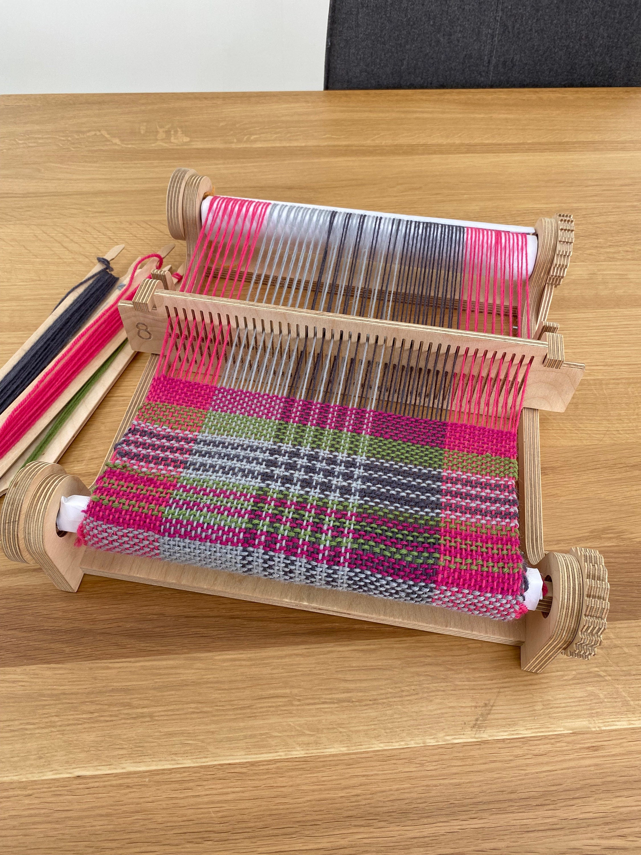 Mending Loom 8 Dpi Small Rigid Heddle Loom With Shuttle, Backstrap ...