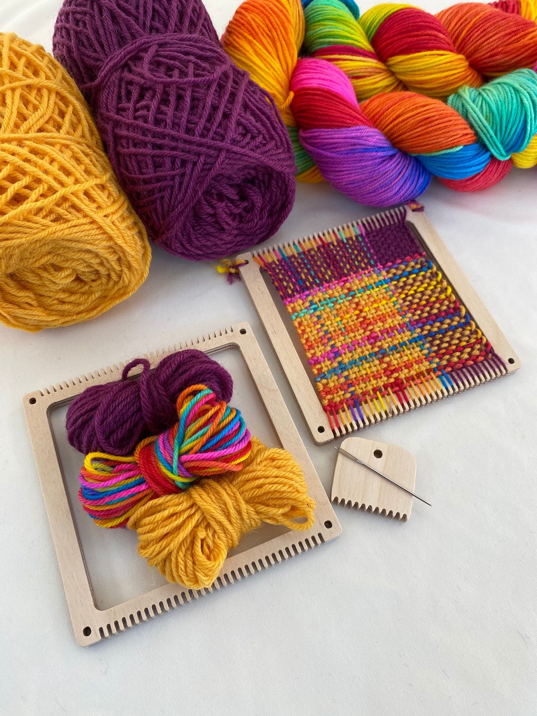 Square Loom Weaving Kit, Various Sizes, Gift Wrap Option With ...