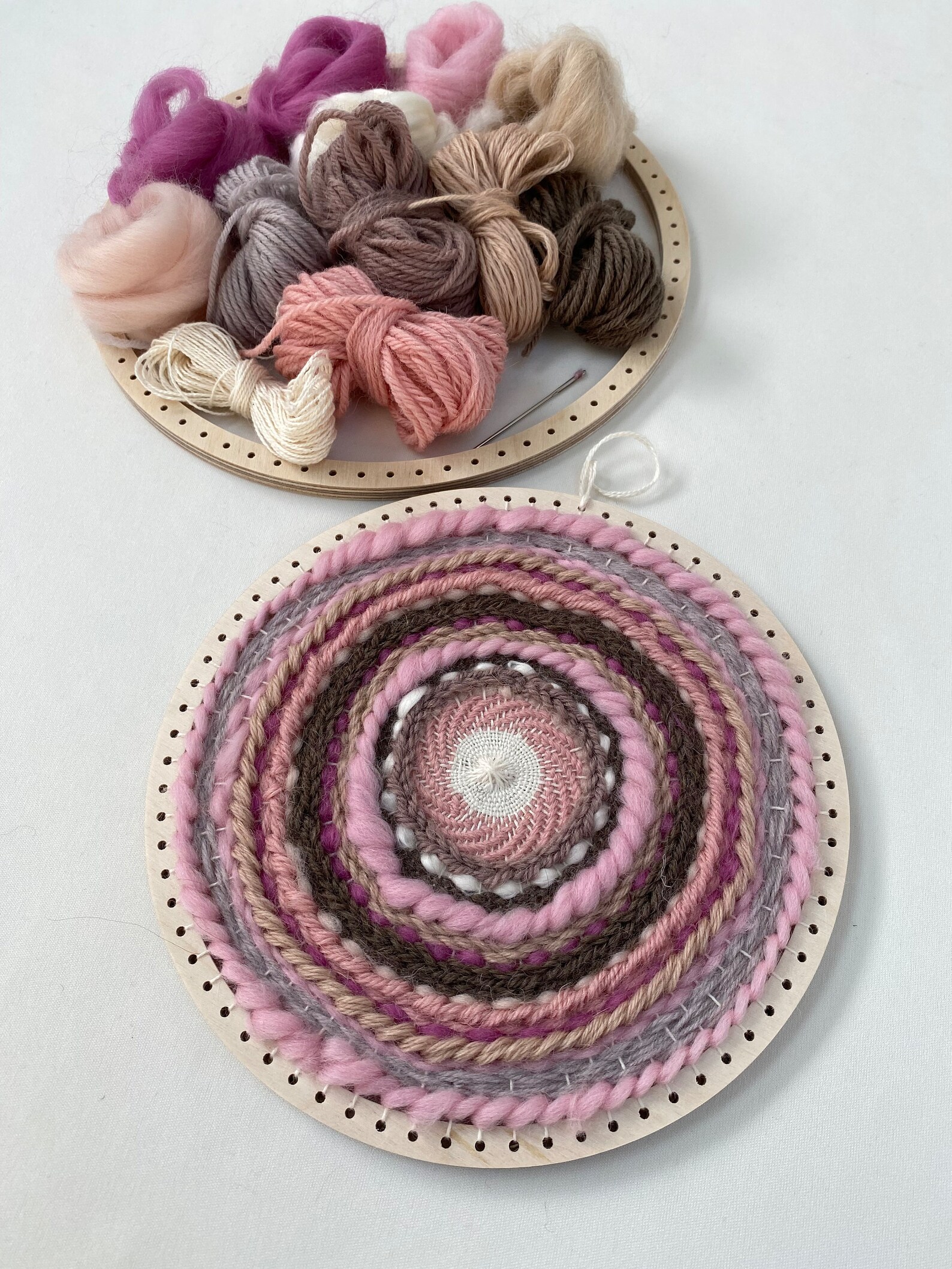 Circular Weaving Kit Weave a Wall Hanging Decoration. Kit - Etsy