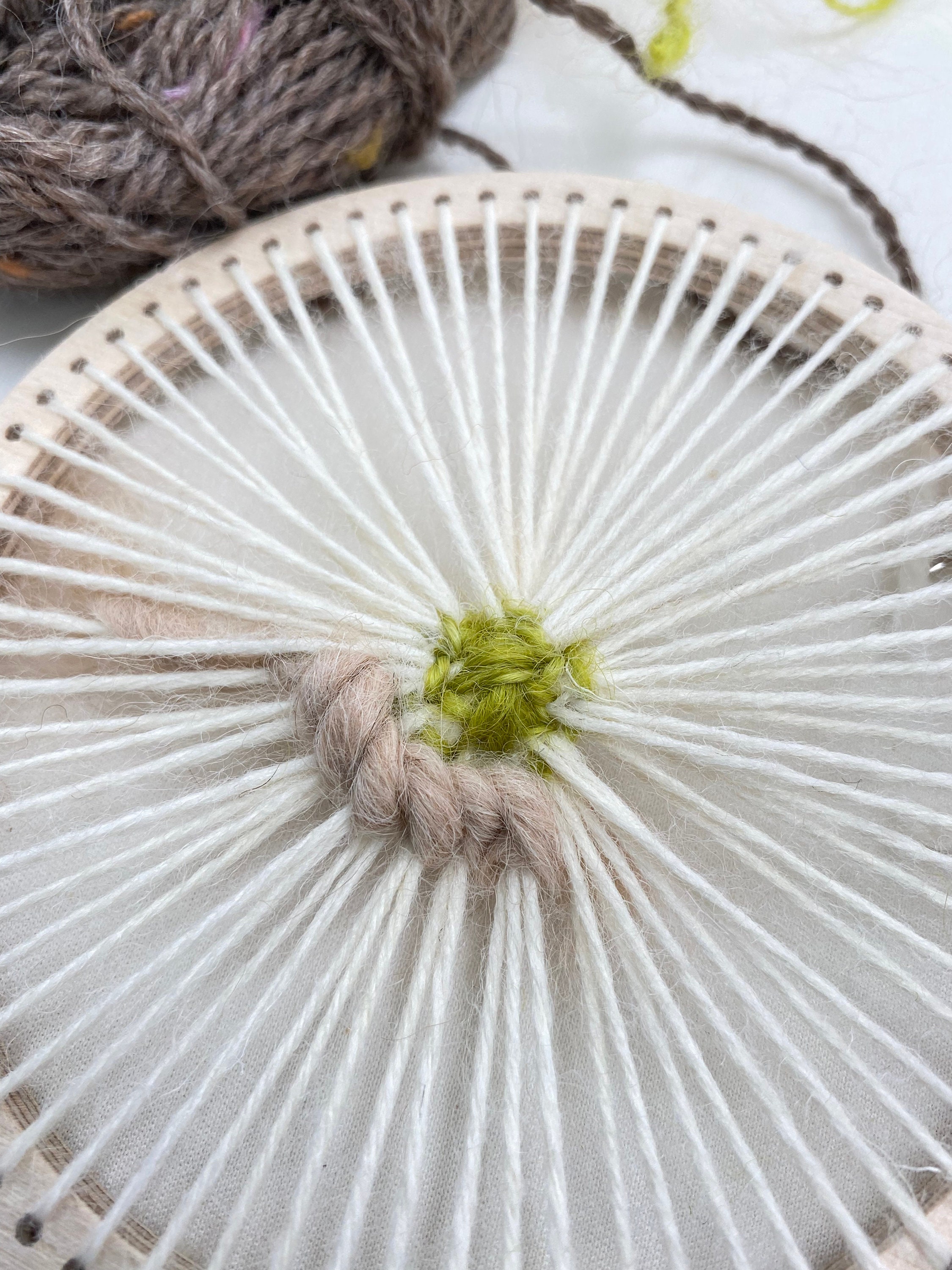 Circular Weaving Kit Weave a Wall Hanging Decoration. Kit - Etsy