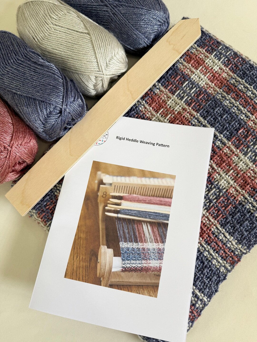 Pick up Stick Scarf Weaving Kit: Lyocell & Falkland Wool - Etsy