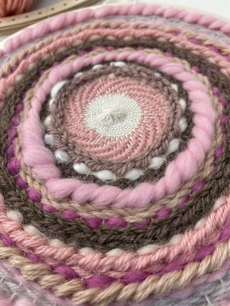Circular Weaving Kit Weave a Wall Hanging Decoration. Kit - Etsy