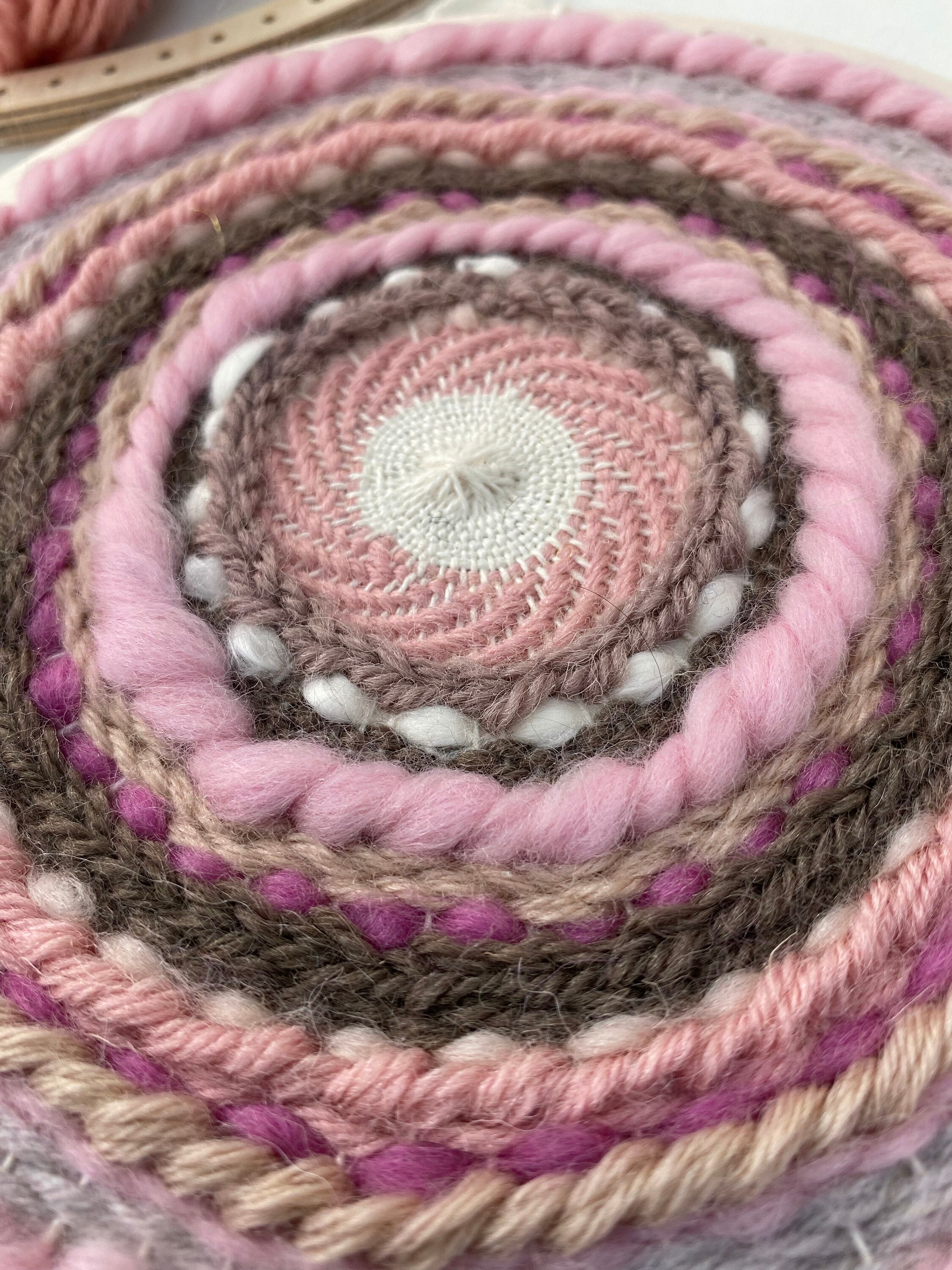 Circular Weaving Kit Weave a Wall Hanging Decoration. Kit - Etsy